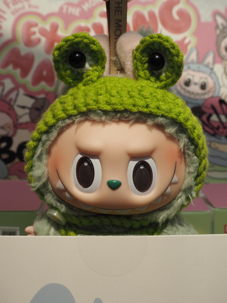 DIY Crochet Labubu Frog Clothes Pattern With Step by Step Instructions ...