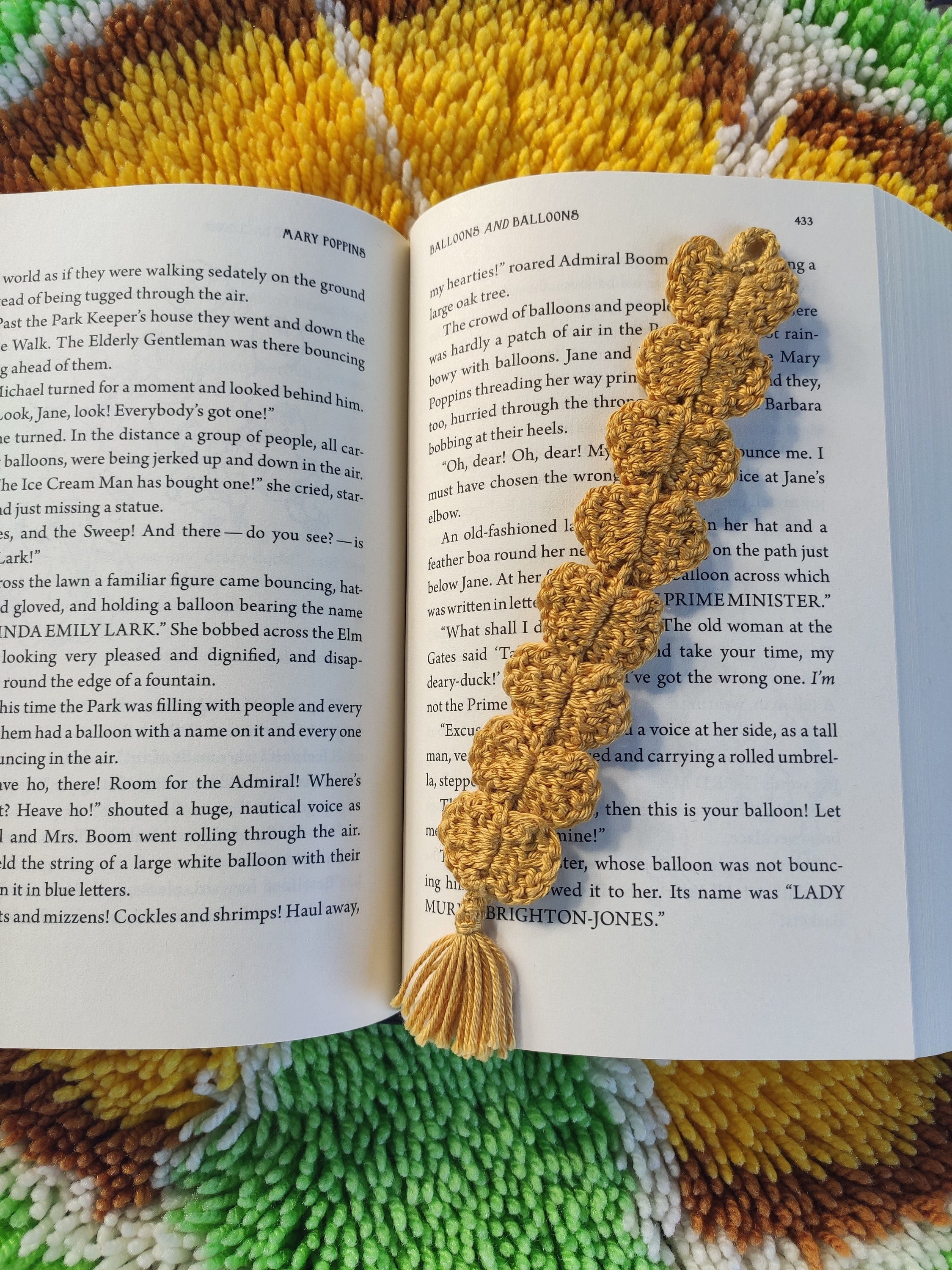 Crochet Pattern Bookmark Chain of Hearts With Step-by-step - Etsy