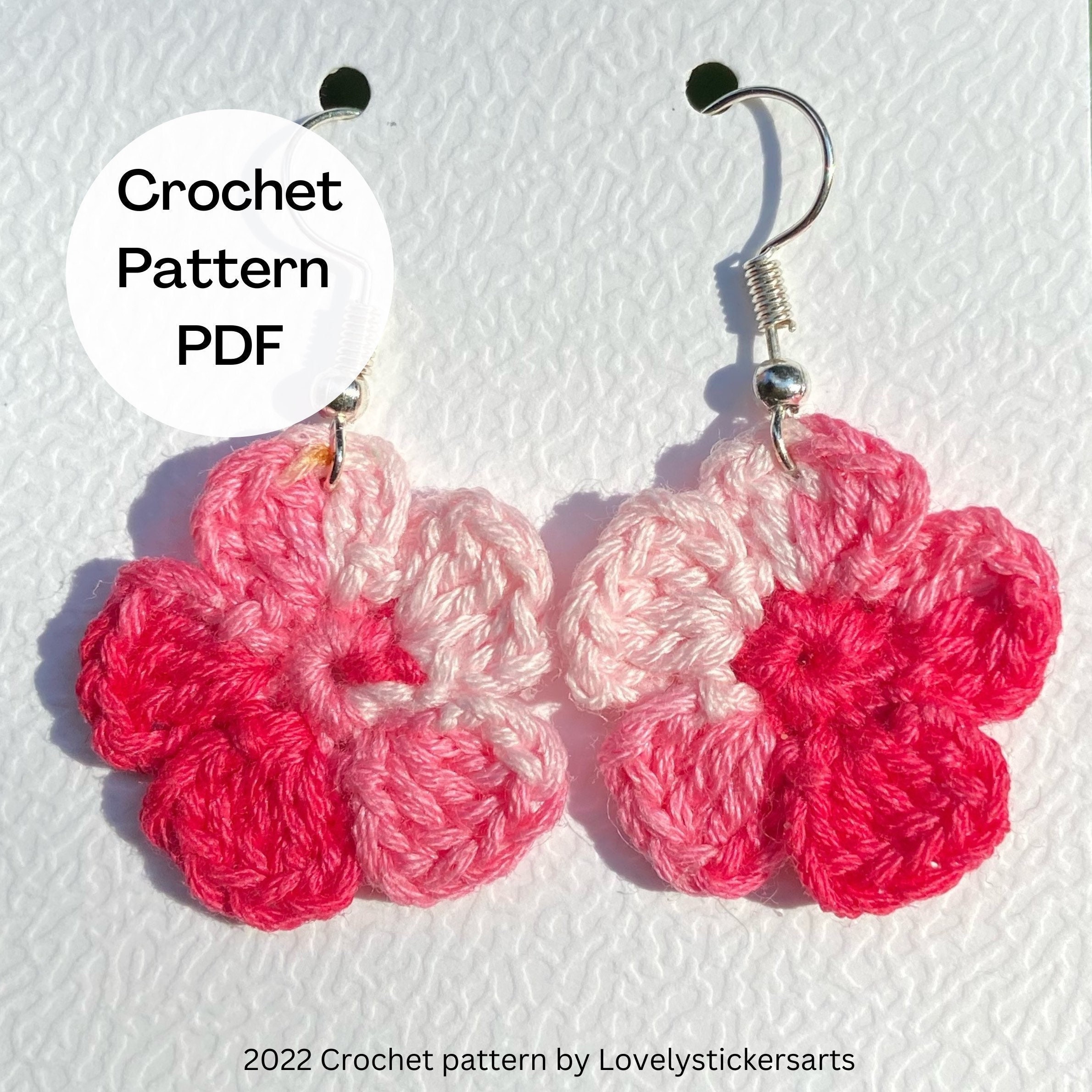 Crochet Cherry Blossom Flower Sakura Pattern With Step-by-step Picture ...