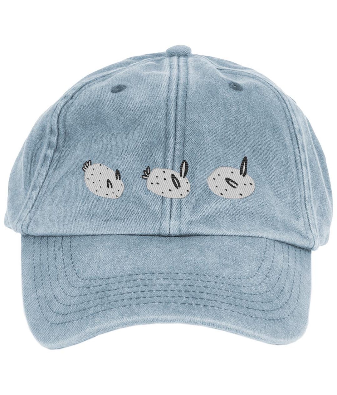 Sea Bunny Baseball Cap, Sea Bunny Cap, Sea Bunnies Embroidered Baseball ...