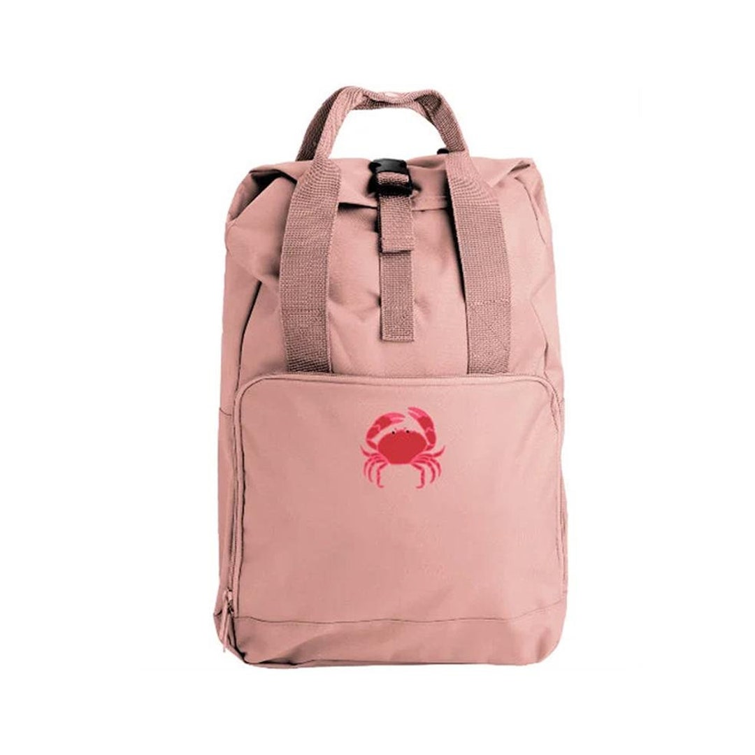 Crab Embroidered Backpack, Crab Backpack, Crabs, Crab Bag, Embroidery ...