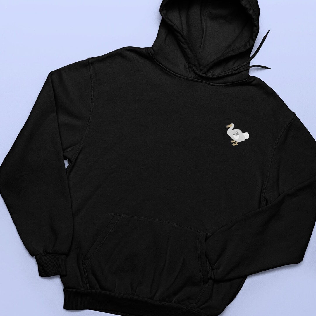 Dodo Bird Embroidered Hoodie, Dodo Bird, Embroidered Dodo, Hoodie ...