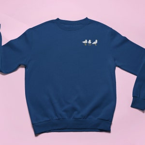 Seagull Embroidered Sweatshirt, Seagull Sweatshirt, Seagull, Seagulls ...