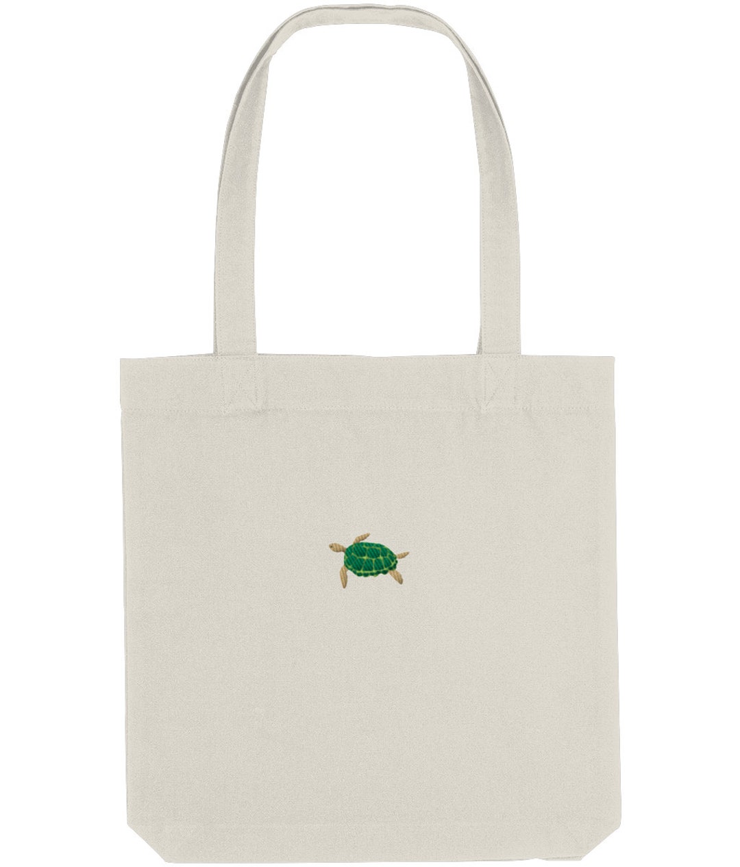 Turtle Tote Bag, Turtle Embroidered, Turtles, Vegan, Ethical, Cotton ...