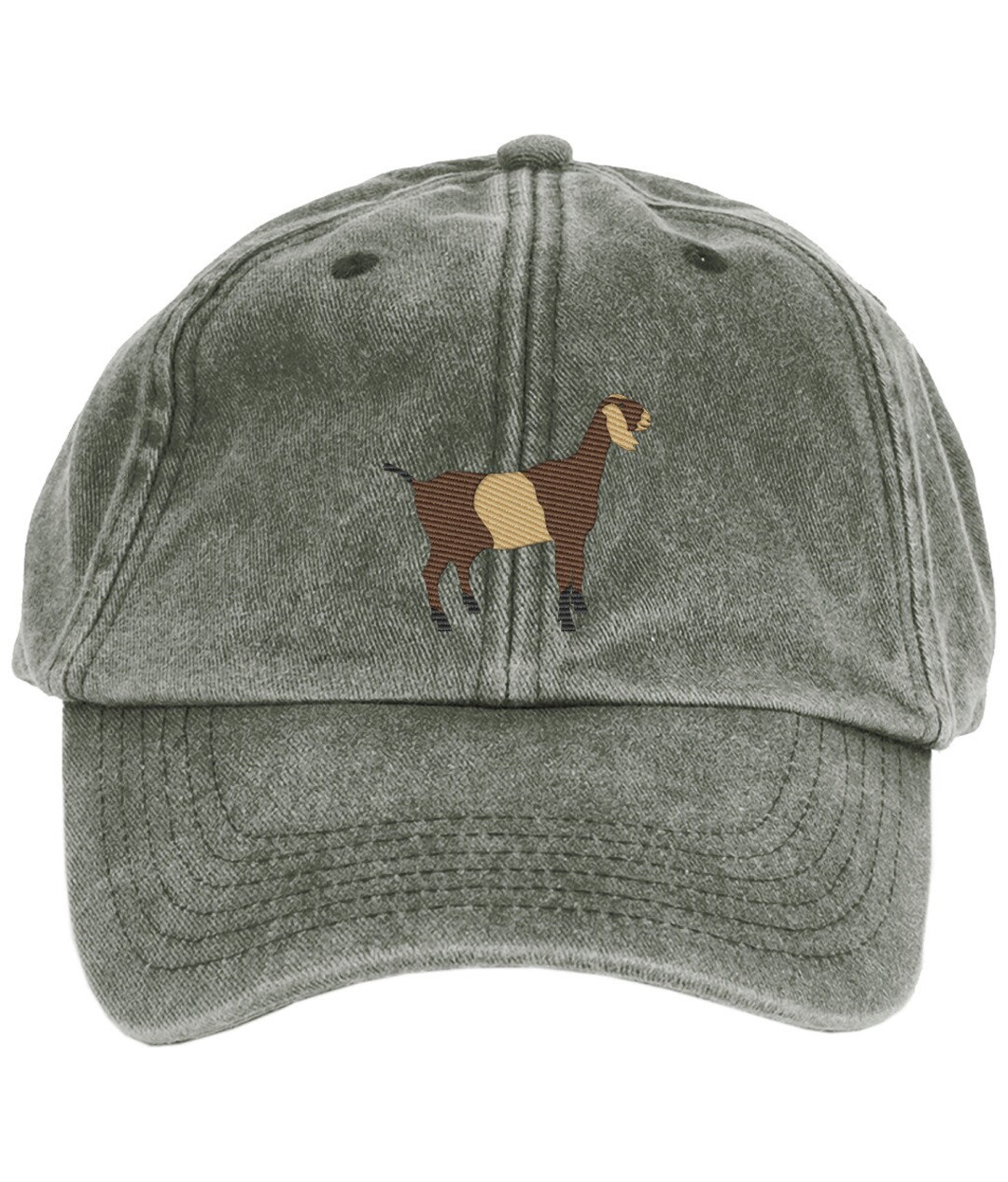 Goat Embroidered Cap, Goat Cap, Embroidered Goat, Goats, Goat Gift ...