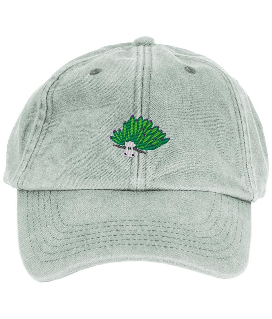 Leaf Sheep Sea Slug Cap, Embroidered Leaf Sheep, Sea Slug Baseball Cap ...