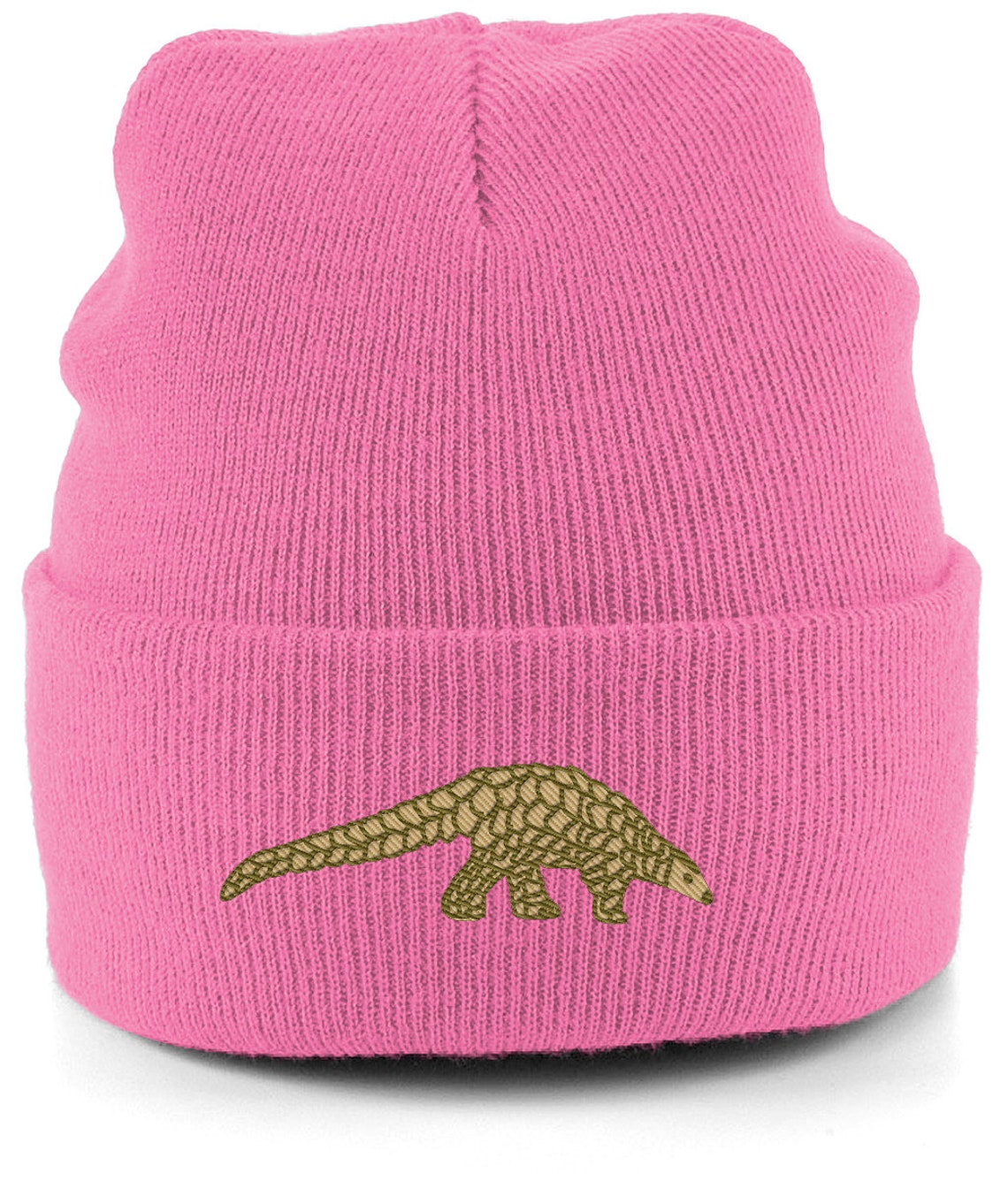 Pangolin Embroidered Beanie: Vegan-friendly, Plastic-free Packaging - Etsy