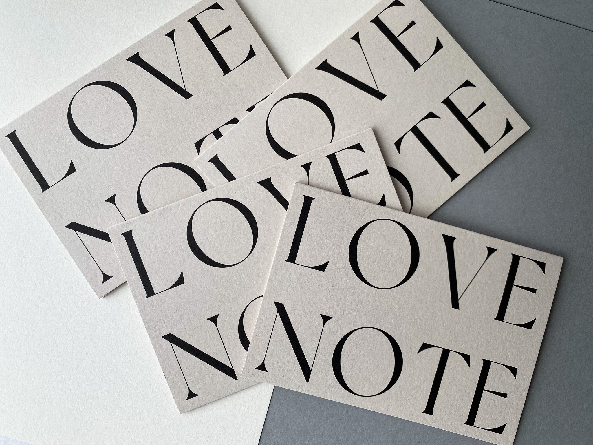 Love Note | Blank A6 Folded Note Card - Etsy