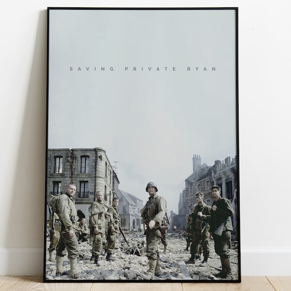 Saving Private Ryan Movie Poster - Etsy