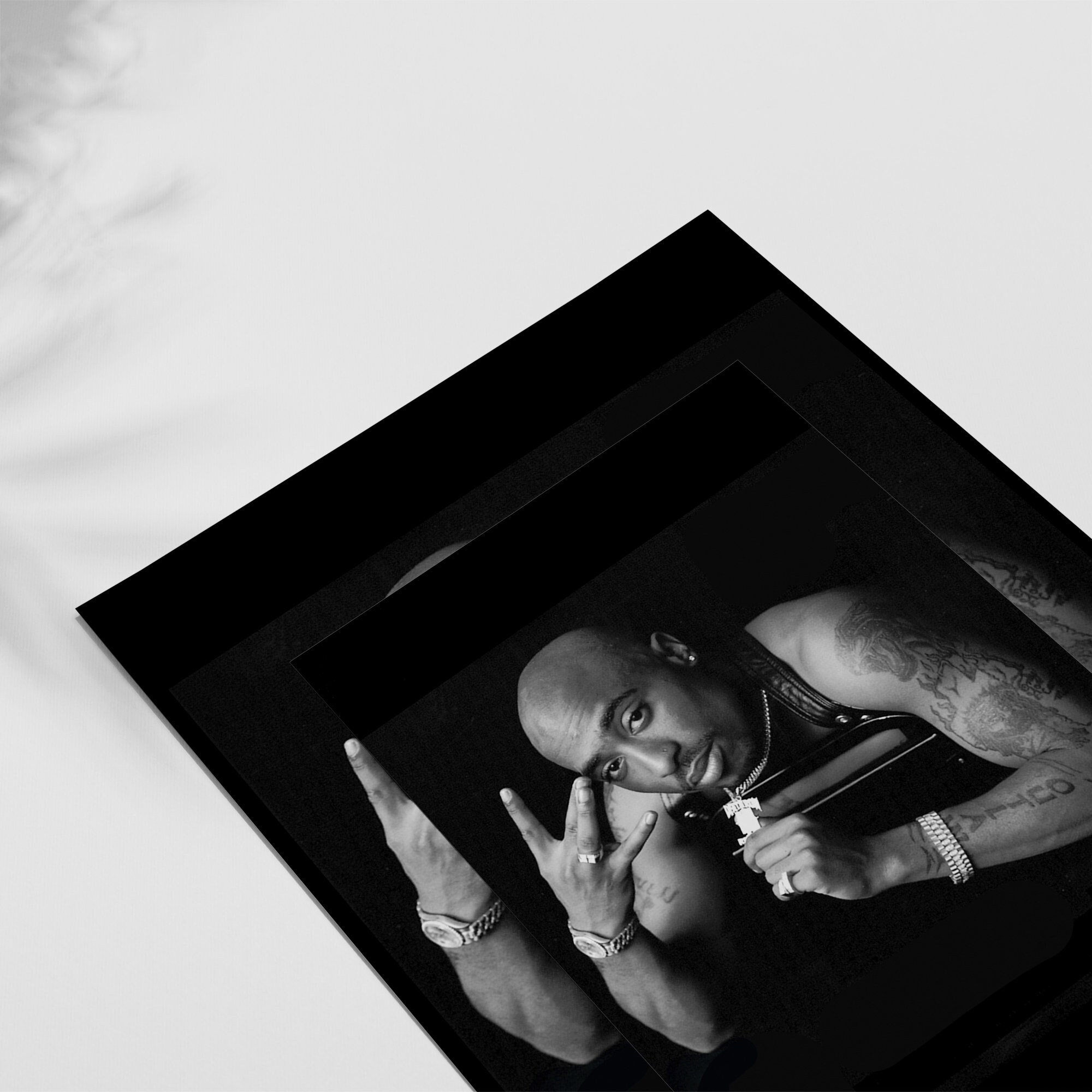 2pac All Eyez On Me Album Cover Poster Print Tupac Shakur Etsy 