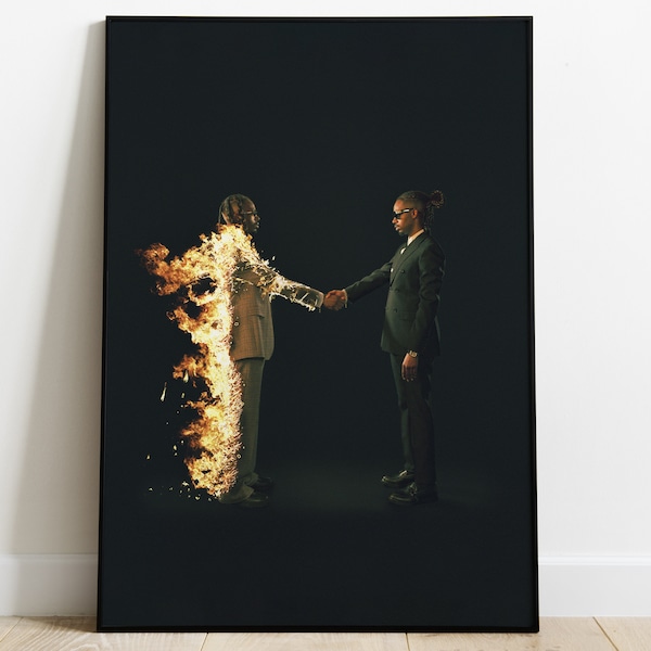 Metro boomin heroes and villains poster - Etsy México