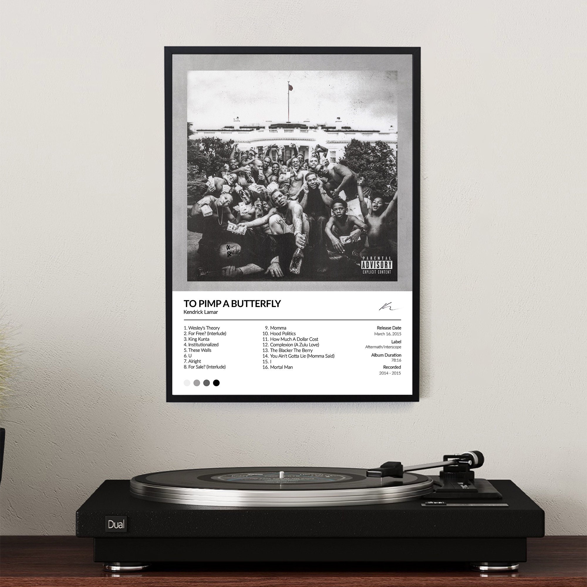 Custom Album Poster Digital Download , Custom Digital Album Art Poster ...