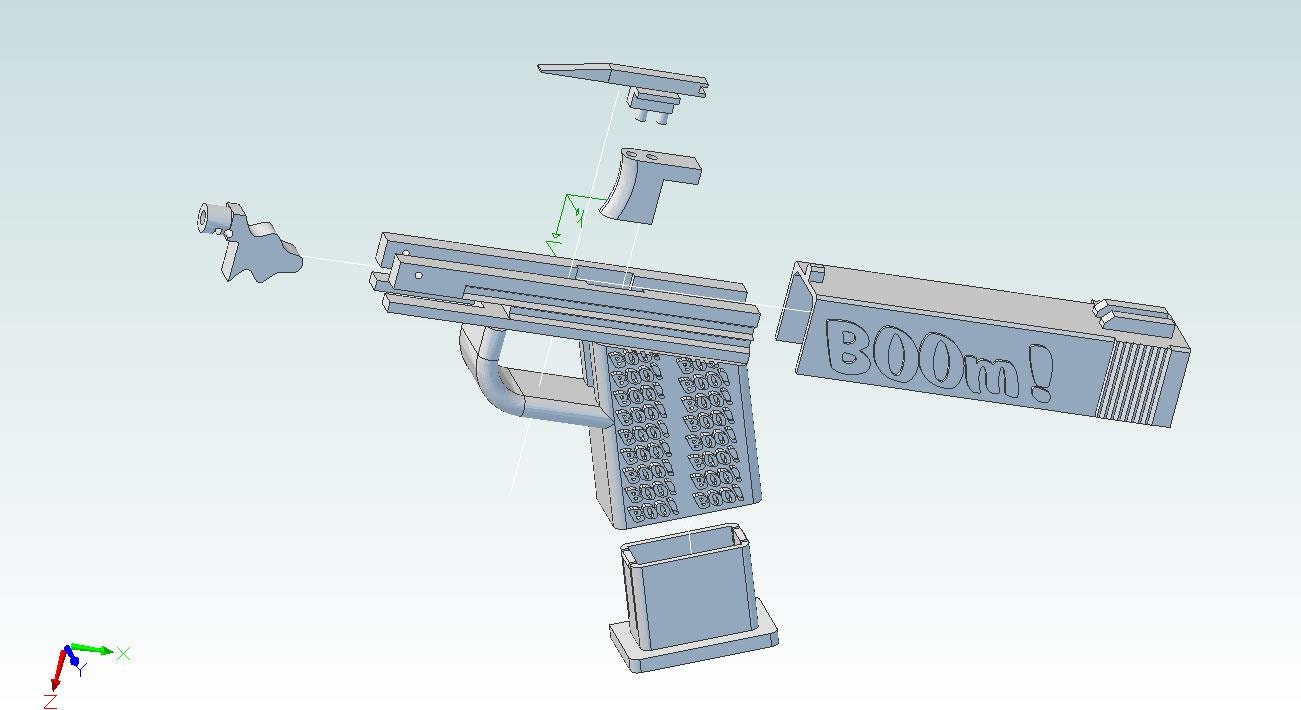 3D Printed ghost Gun Novelty CAD Files - Etsy Canada