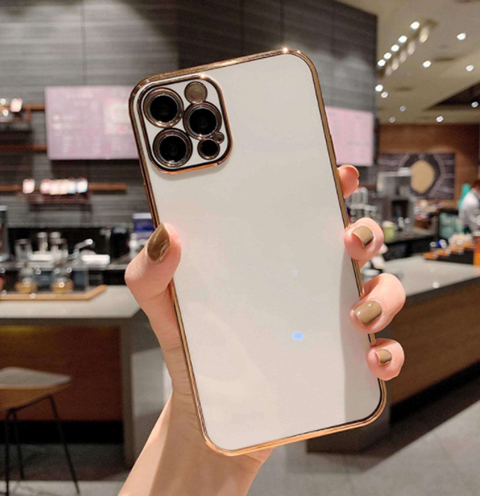 Luxury Gold Accent Rich iPhone Case, Hard Case, Pretty Cute,i-phone 7/8 ...