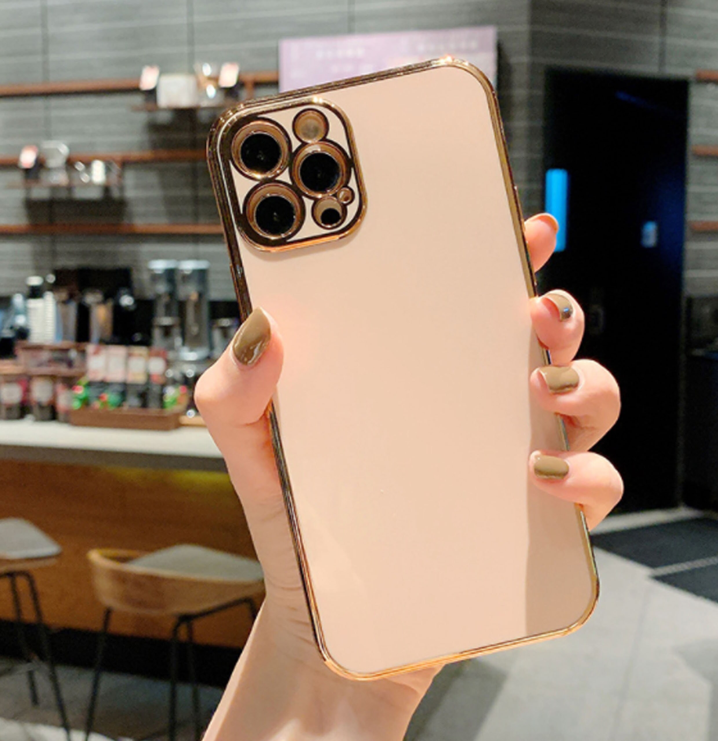Luxury Gold Accent Rich iPhone Case, Hard Case, Pretty Cute,i-phone 7/8 ...