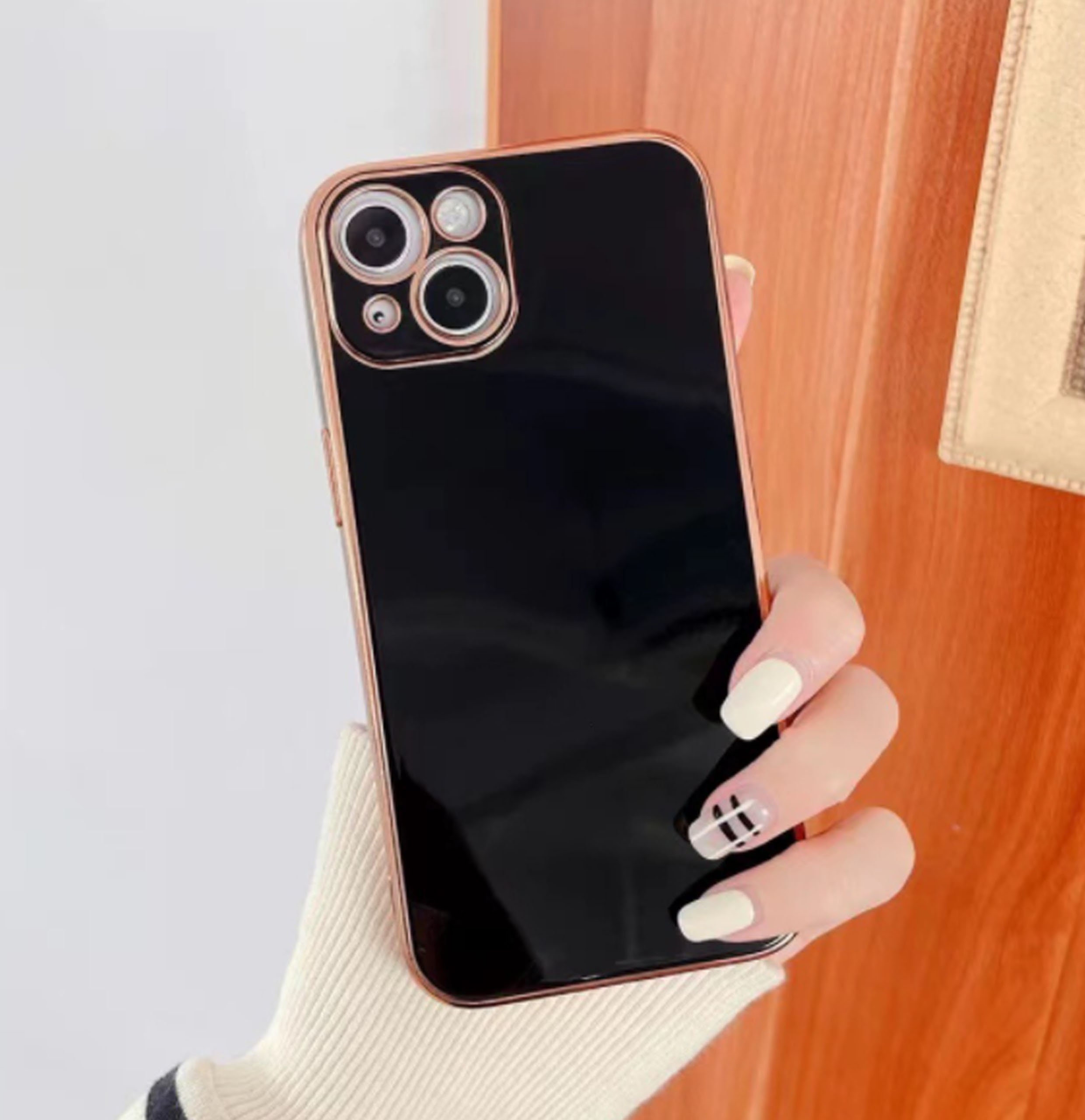 Luxury Gold Accent Rich iPhone Case, Hard Case, Pretty Cute,i-phone 7/8 ...