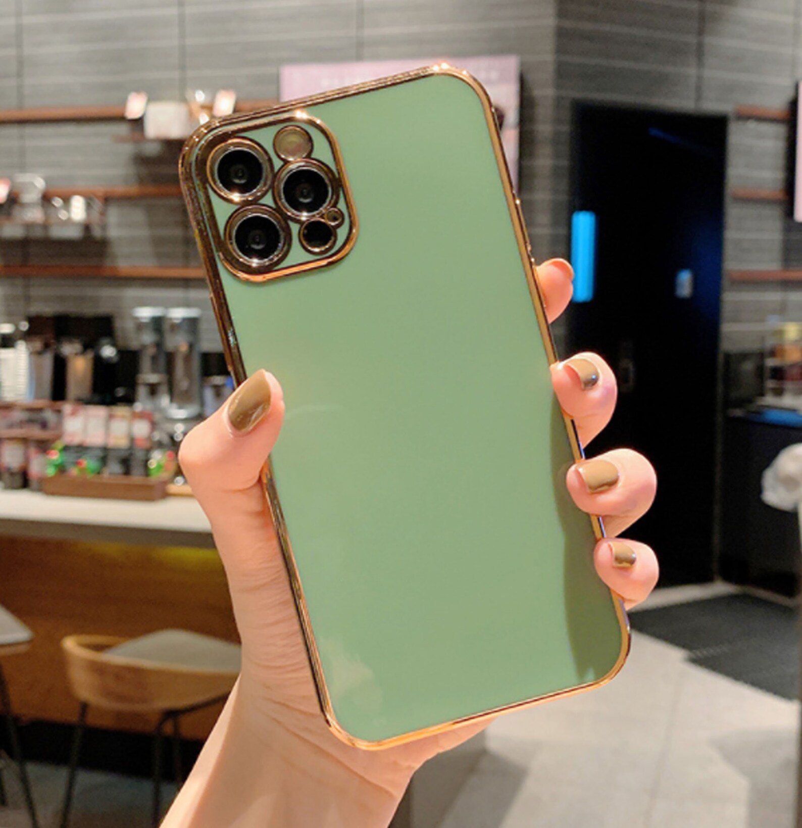 Luxury Gold Accent Rich iPhone Case, Hard Case, Pretty Cute,i-phone 7/8 ...