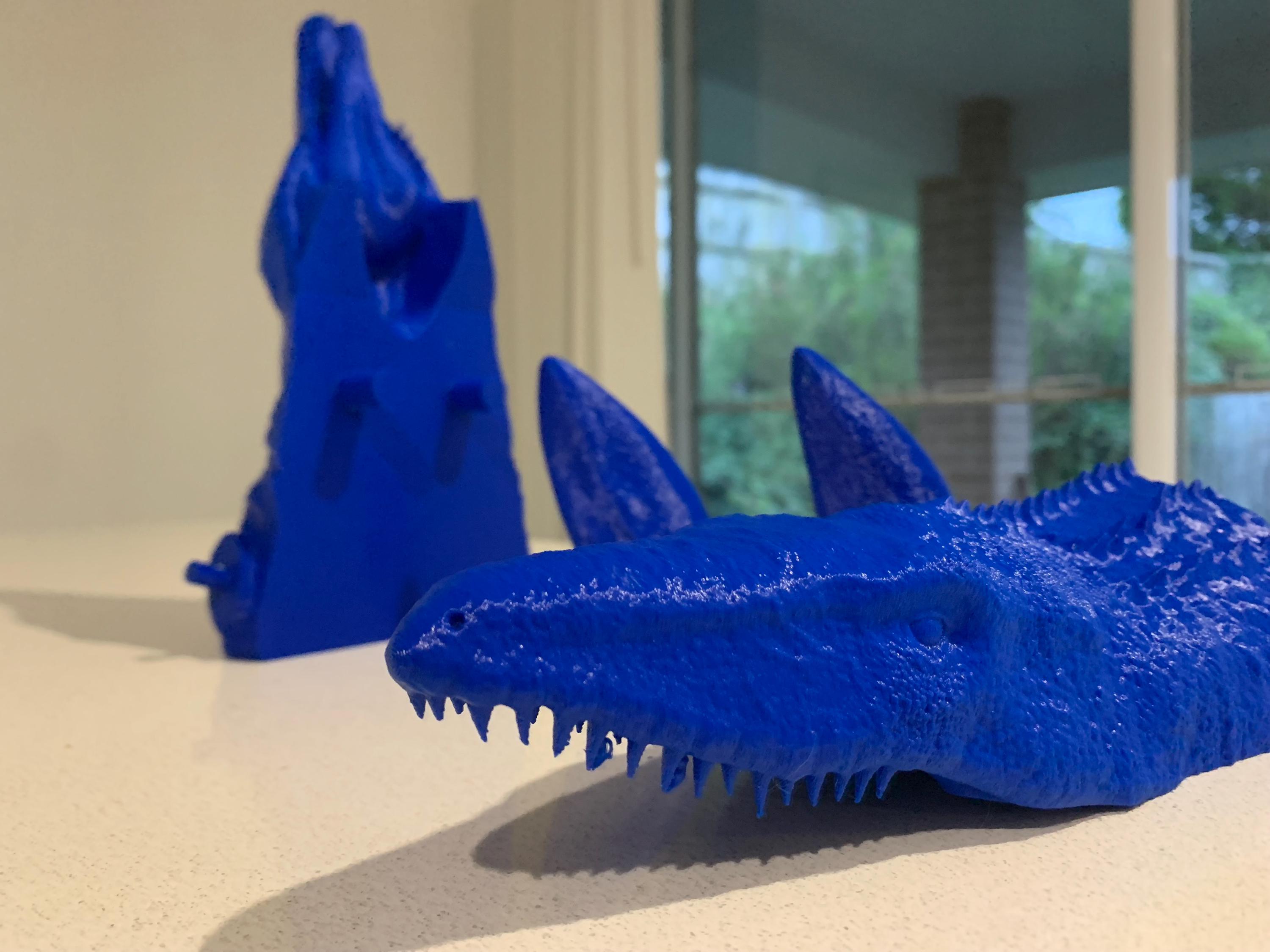 Mosasaurus Bust STL File - 3D Printable Dinosaur STL - - Etsy