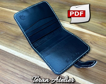 Leather Magsafe Wallet PDF Pattern / DIY Leather Template / Apple ...