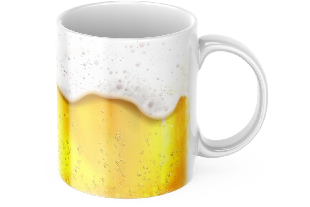 Biertasse mit Biermotive mit schöner Bier Optik - Das perfekte Geschenk ...