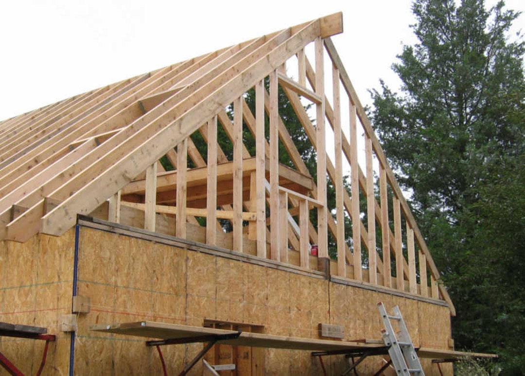Roof Framing Plans: How to Frame / Build a Wood Rafter Gable Shed House ...