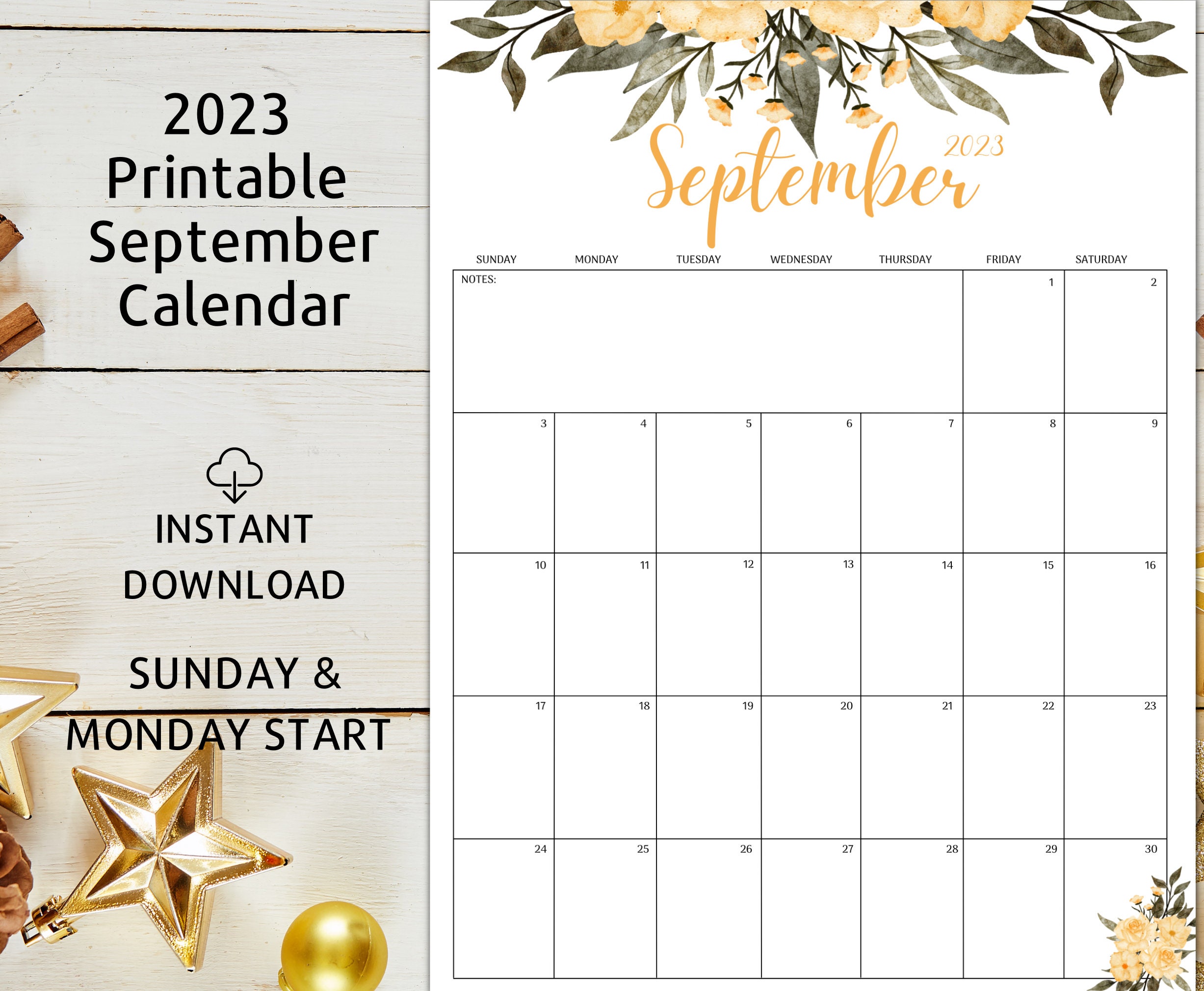 Printable September Calendar 2023 Homeschool Planner Weekly - Etsy UK