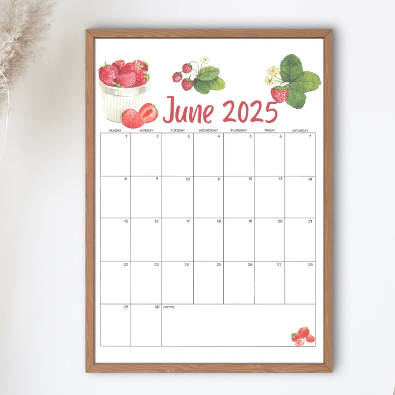 EDITABLE School Year Calendar 2024-2025 From September to August ...