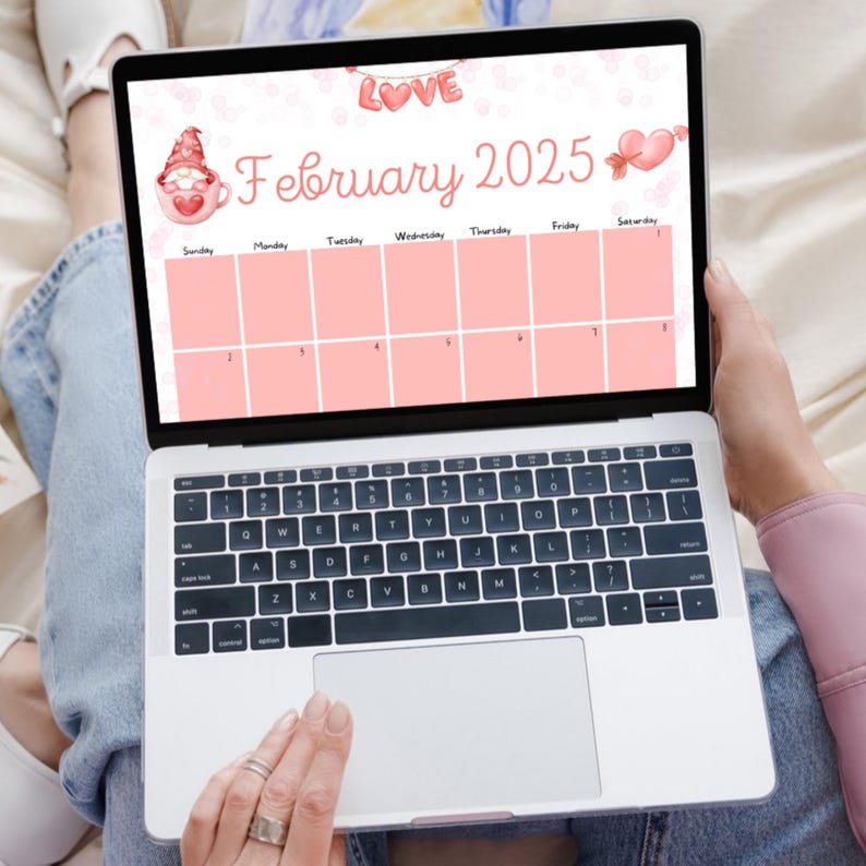 EDITABLE February 2025 Calendar, Printable February Calendar ...