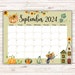 EDITABLE September 2024 Calendar, 2024 September Planner, Academic ...