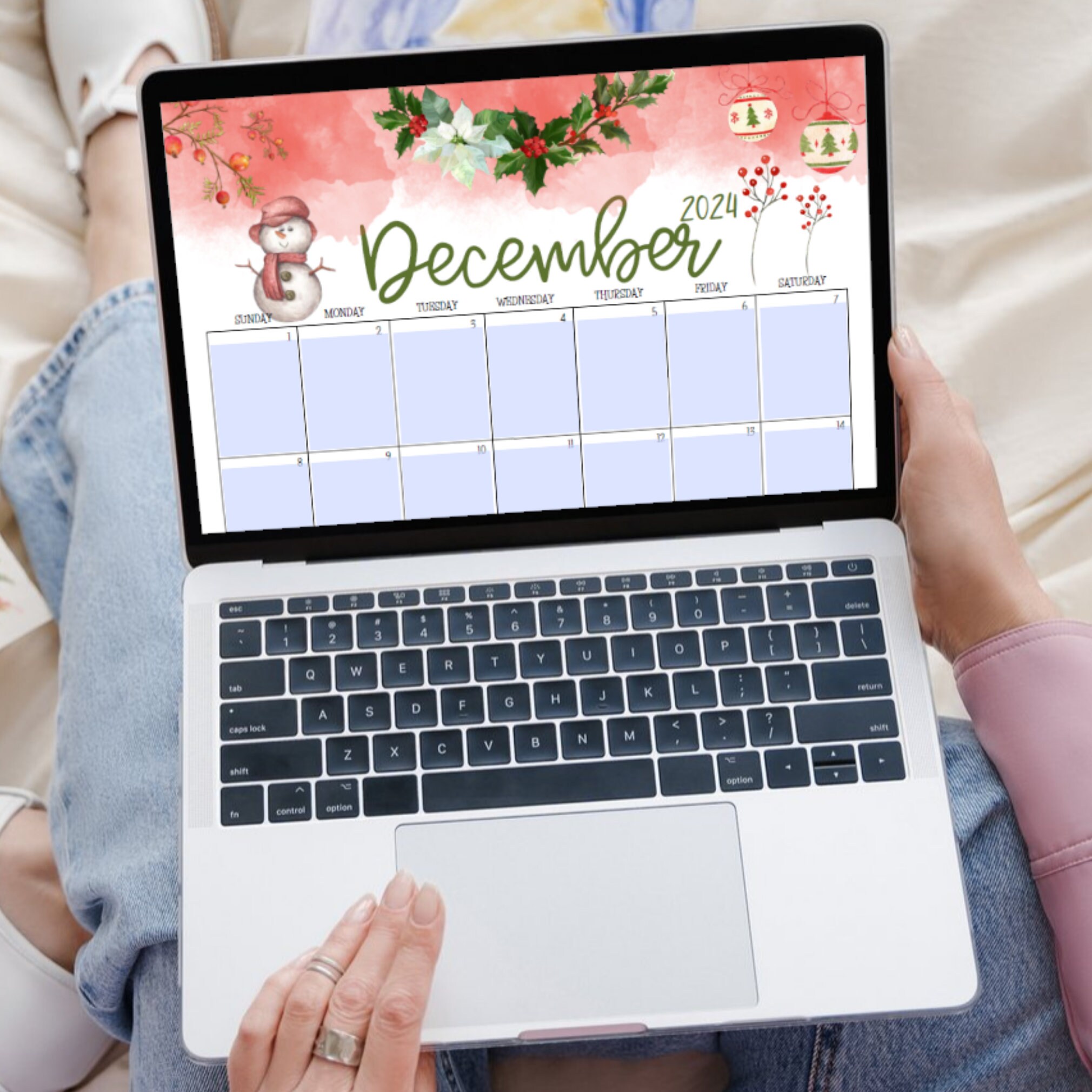 EDITABLE December 2024 Calendar, Kids Weekly Schedule, Classroom ...
