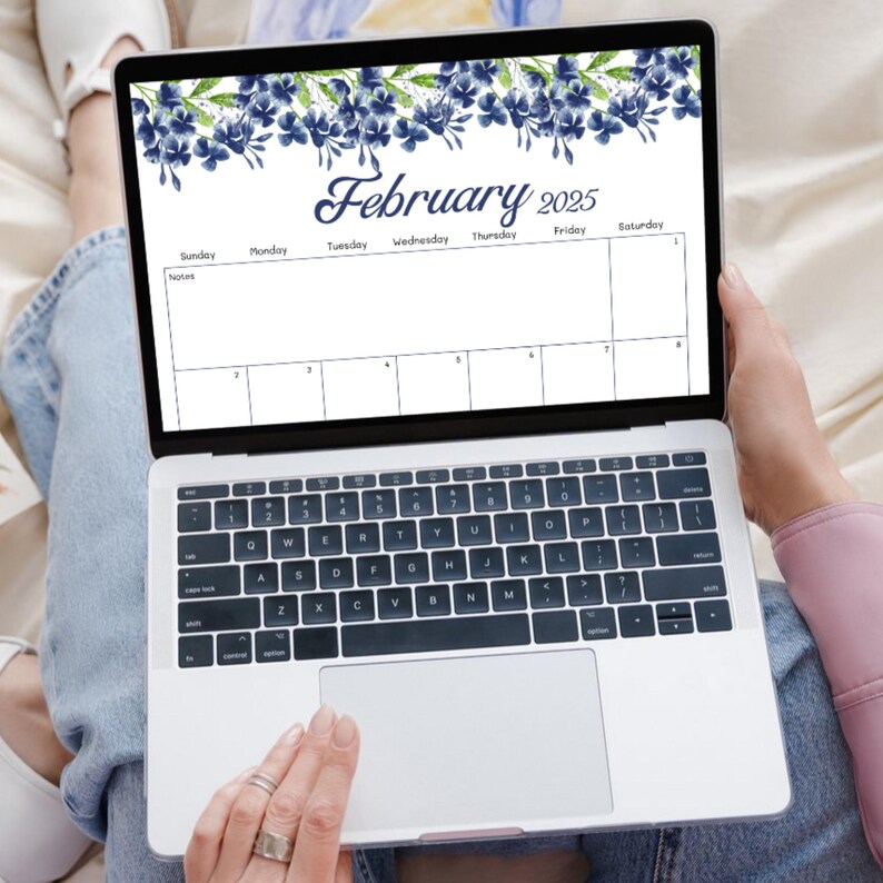 EDITABLE February 2025 Calendar, Printable February Planner, Classroom ...