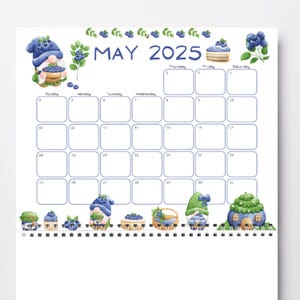 EDITABLE May 2025 Calendar, Kids Calendar School, Homeschool Planner ...