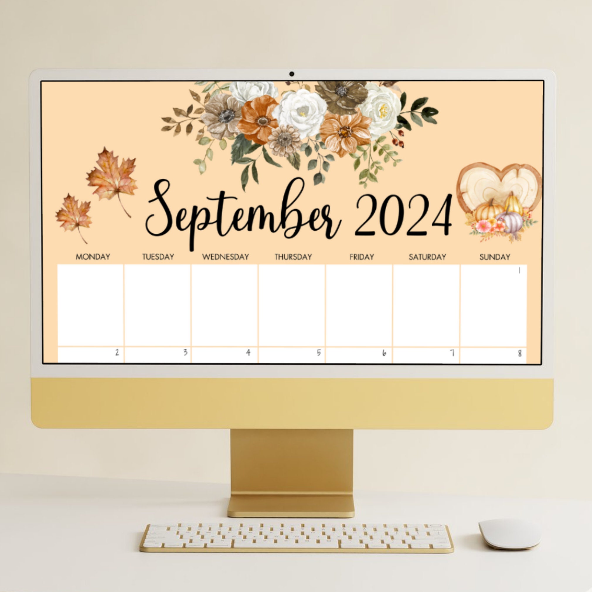 EDITABLE September 2024 Calendar, Homeschool Calendar, Kids Weekly ...