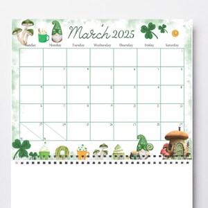 EDITABLE March 2025 Calendar, Printable Fillable Calendar Planner ...