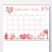EDITABLE February 2025 Calendar, Valentine's Day, Homeschool, Loving ...