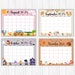 EDITABLE Academic Calendar, Printable Fillable Planner, Homeschool ...