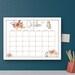 EDITABLE October 2025 Calendar, Beautiful Pumpkins, Colorful Flowers ...