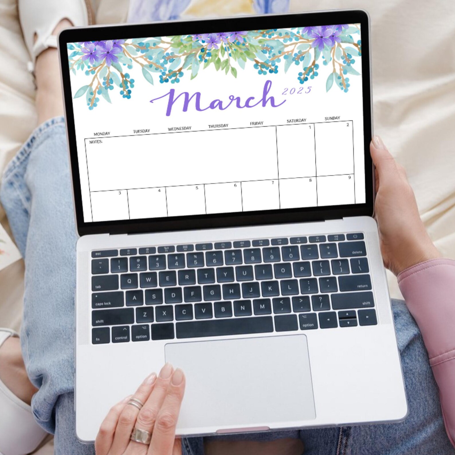 Printable 2025 March Calendar, Homeschool Planner, Editable March 2025 ...