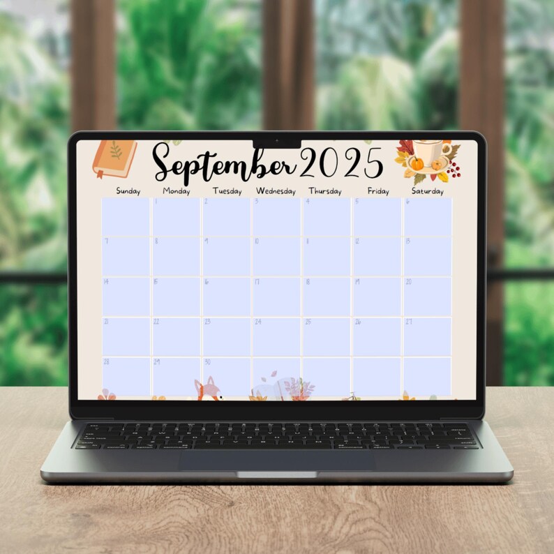 EDITABLE September 2025 Calendar, Printable September Planner ...
