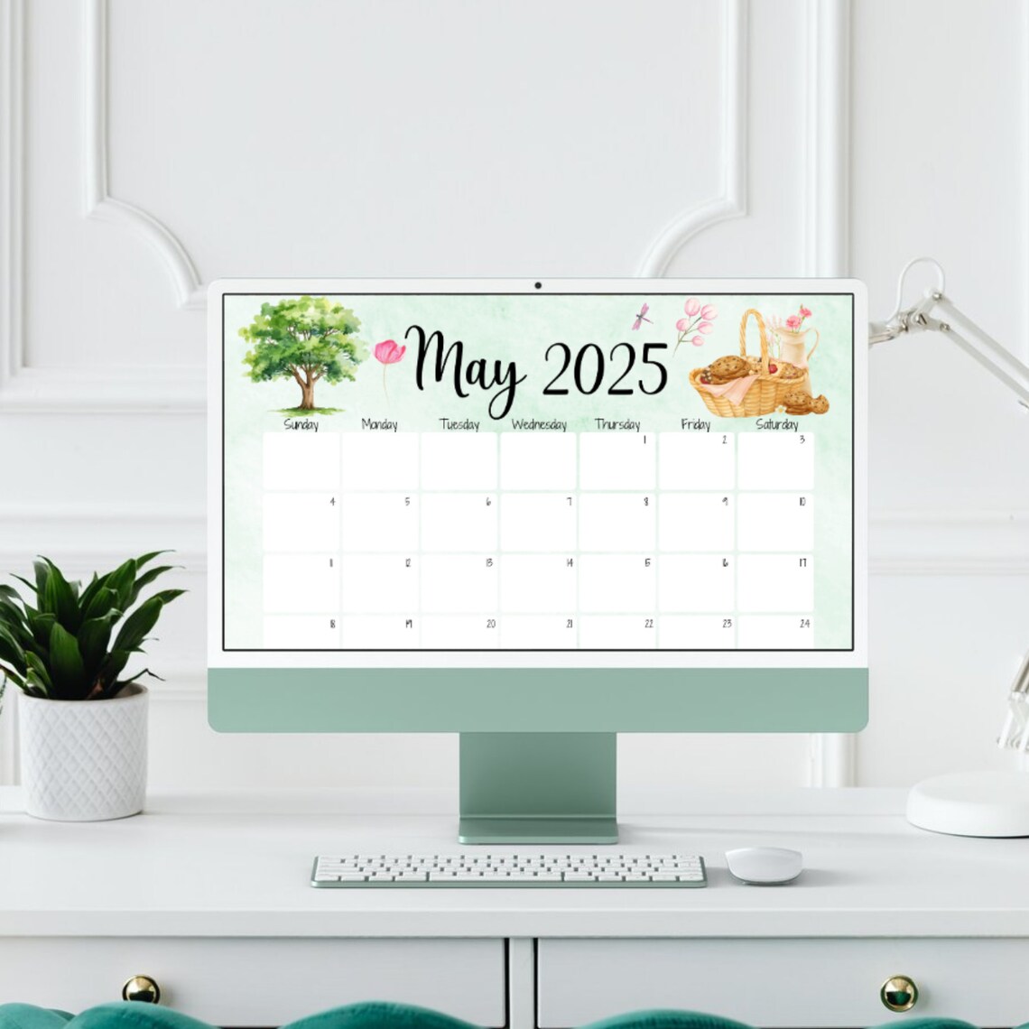 EDITABLE Academic Calendar, Printable Fillable Planner, Homeschool ...