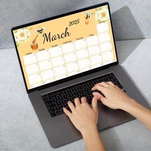 Editable 2025 March Calendar, Printable Monthly Kids School Schedule ...