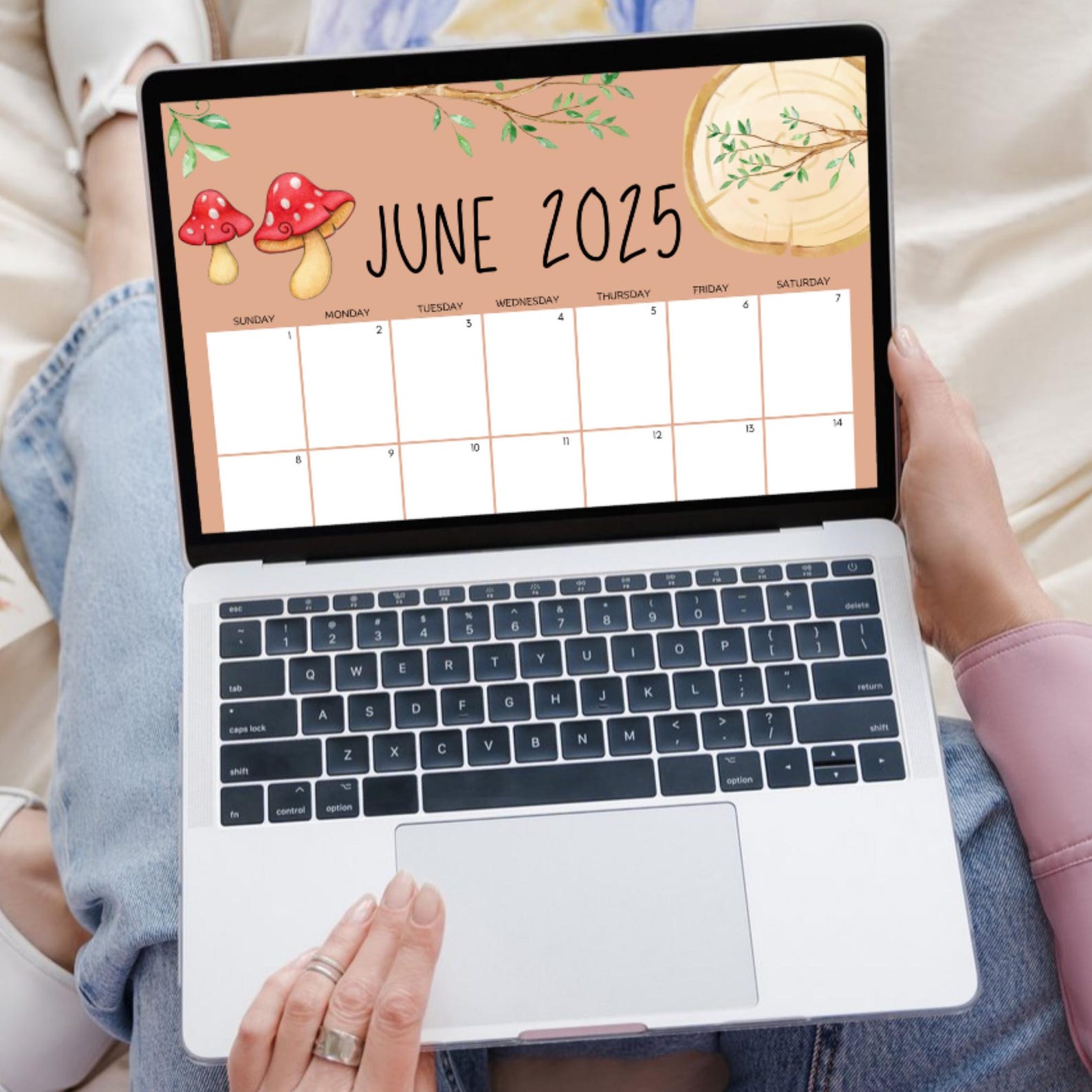June 2025 Woodland Animals Printable Calendar, Forest-themed Planner ...