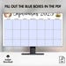 EDITABLE September 2025 Calendar, Autumn Colors, Printable, Fillable ...