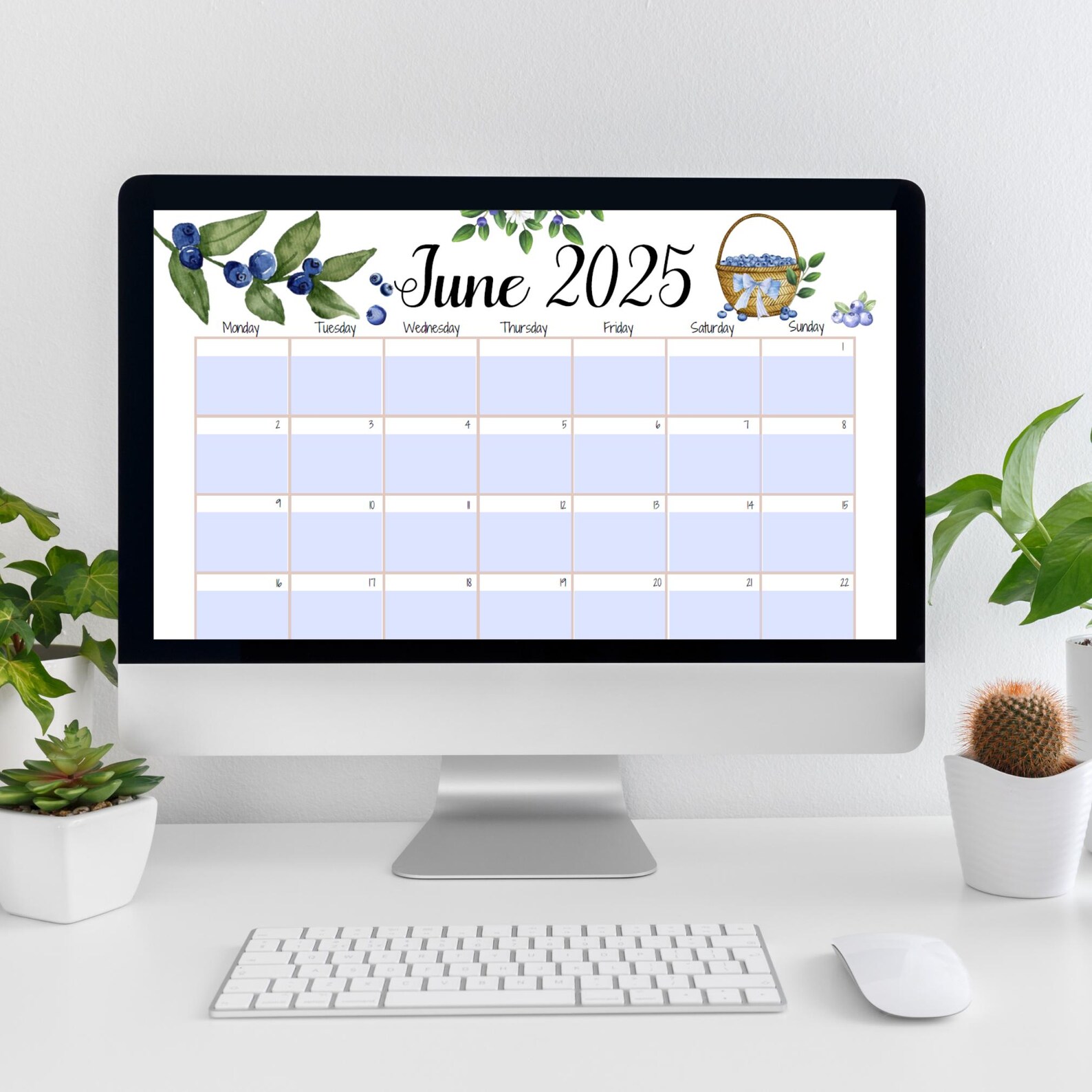 EDITABLE June 2025 Calendar, School Calendar, Fillable June Calendar ...
