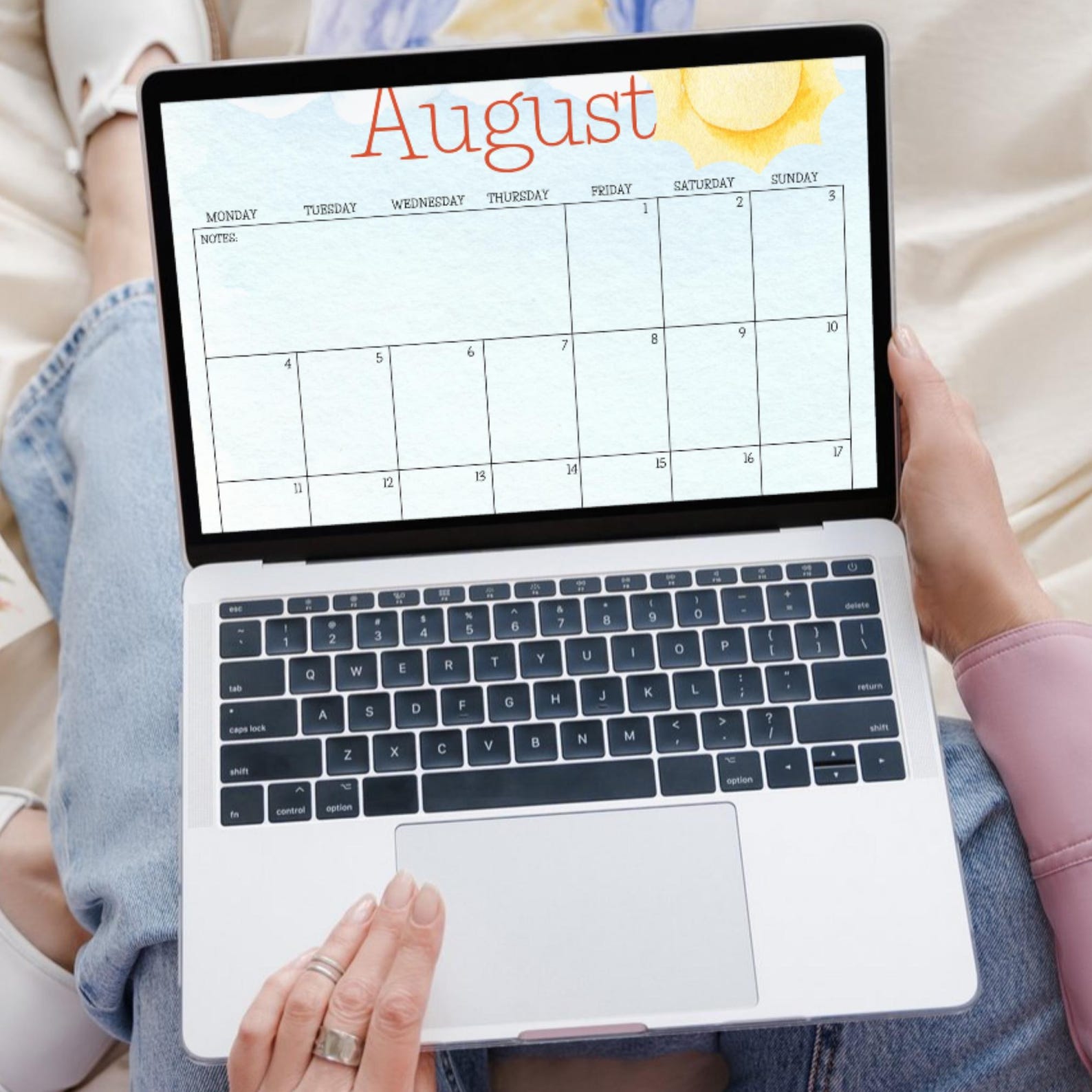 Printable August 2025 Calendar, Fillable August Planner, Homeschool ...