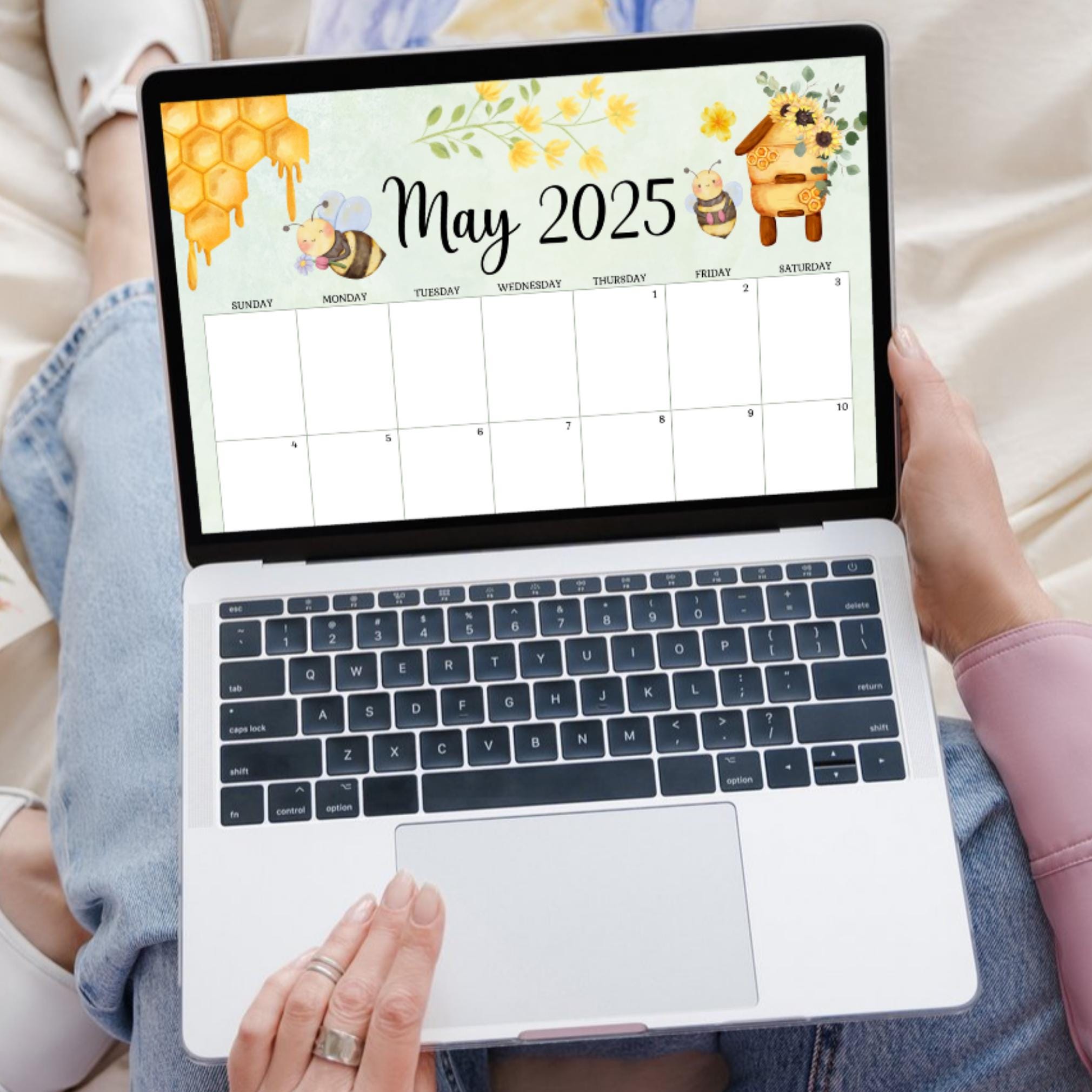 EDITABLE May 2025 Calendar, Kids Calendar School, Homeschool Planner ...