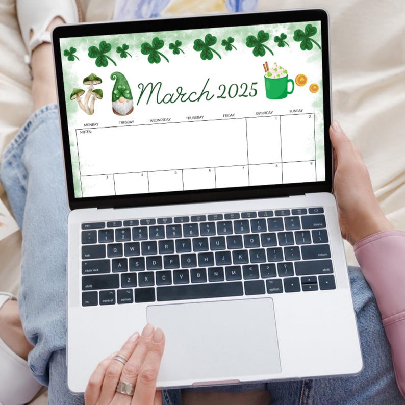 EDITABLE March 2025 Calendar, Printable March Calendar, Fillable March ...