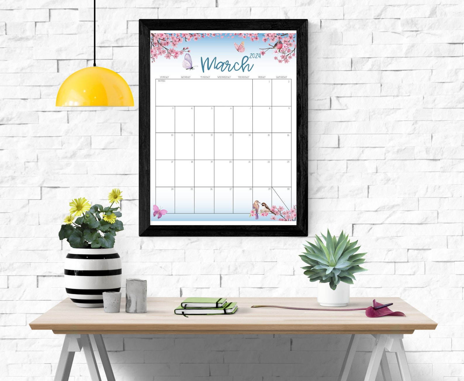 EDITABLE Academic Calendar Printable Fillable Planner - Etsy