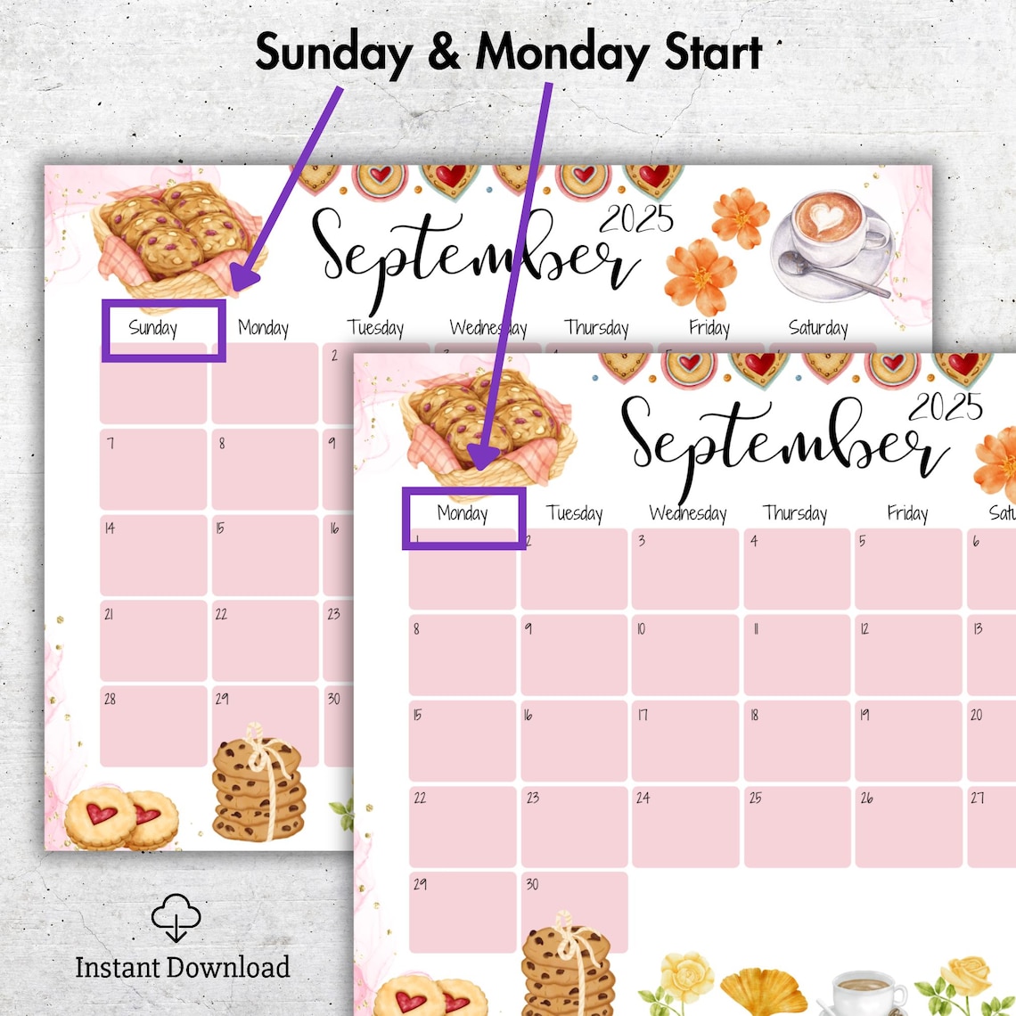 EDITABLE September 2025 Calendar, Homeschool Calendar, Back to School ...