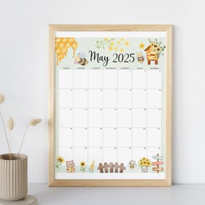 EDITABLE May 2025 Calendar, Kids Calendar School, Homeschool Planner ...